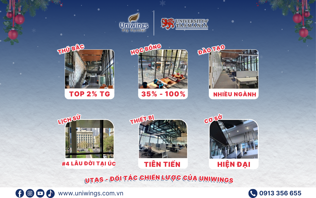UNIWINGS x UTAS MELBOURNE – ĐỐI TÁC CHIẾN LƯỢC MANG CƠ HỘI VÀNG DU HỌC ...